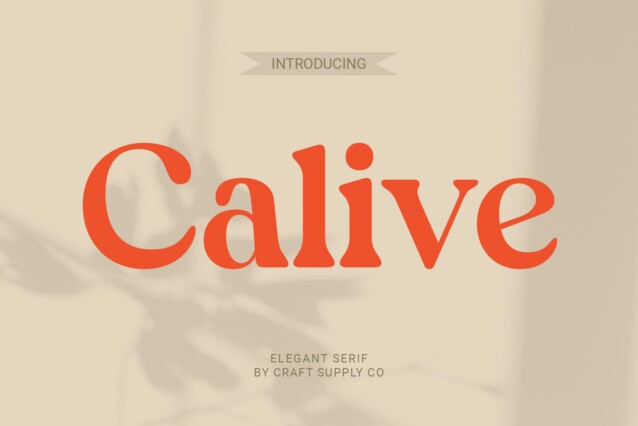 Calive Font - Download Free Font