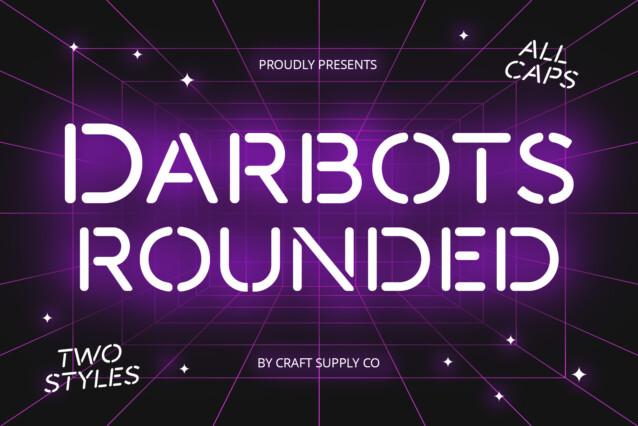 Darbots Rounded Font - Download Free Font