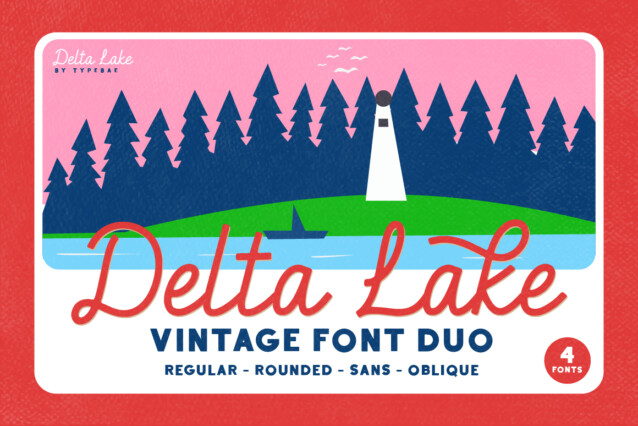 Delta Lake Font - Download Free Font