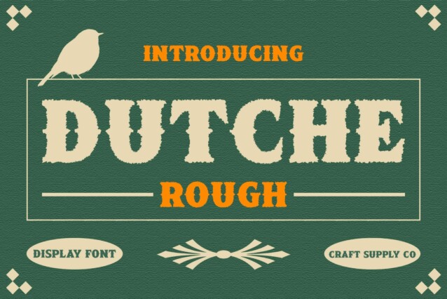 Dutche Rough Font - Download Free Font