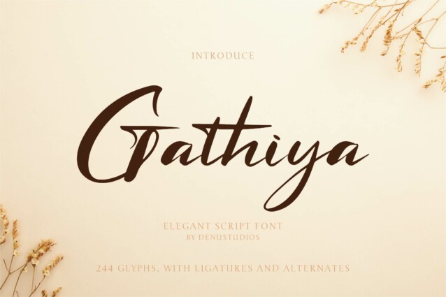 Gathiya Font - Befonts