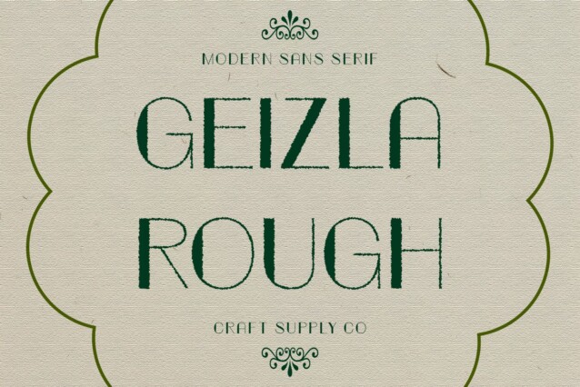 Geizla Rough Font - Download Free Font