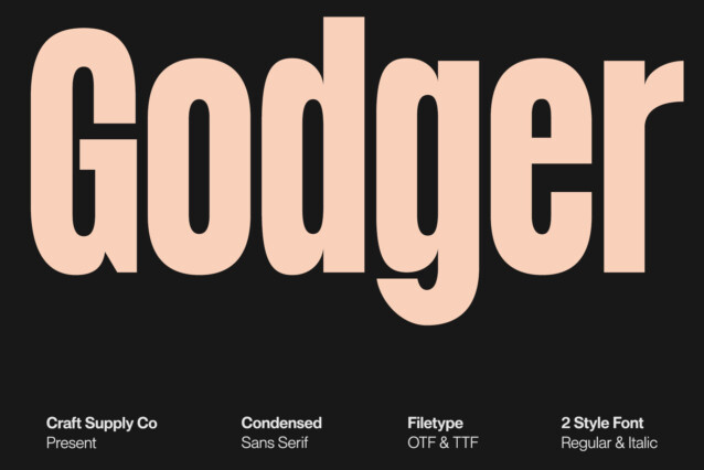 Godger Font - Download Free Font