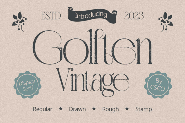 Golften Vintage Font - Befonts