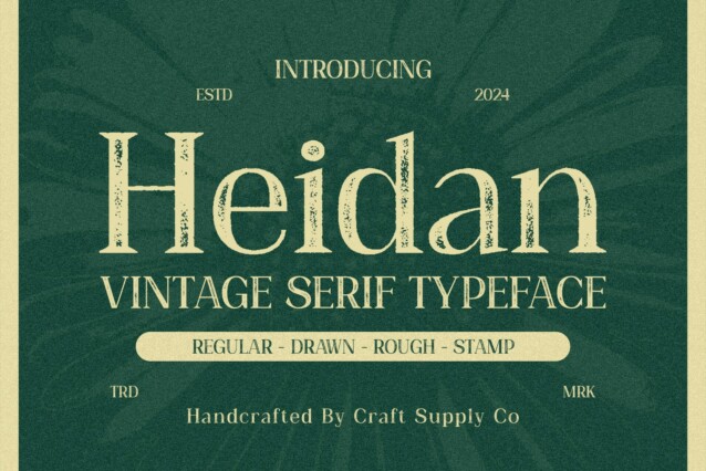 Heidan Vintage Font - Download Free Font