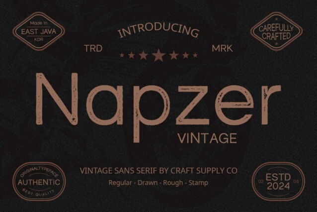 Napzer Vintage Font - Download Free Font