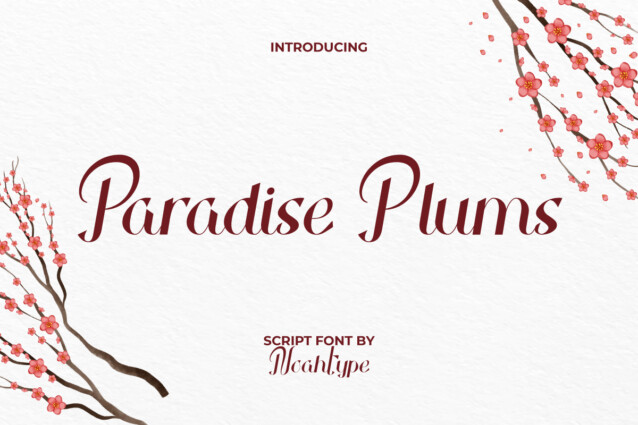 Paradise Plums Font - Download Free Font