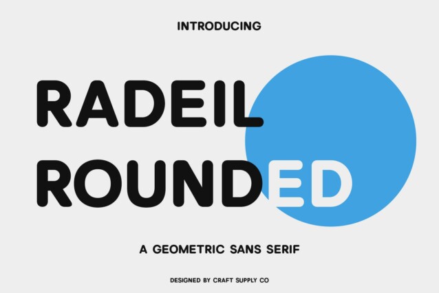 Radeil Rounded Font - Download Free Font