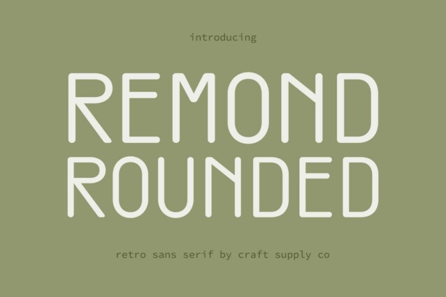 Remond Rounded Font - Download Free Font