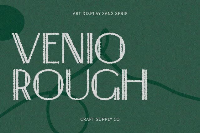 Venio Rough Font - Befonts