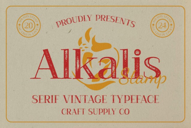 Alkalis Stamp Font - Download Free Font