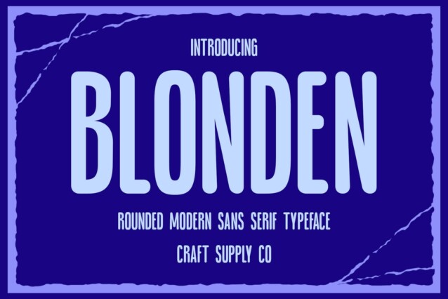 Blonden Rounded Font - Befonts