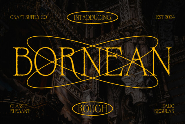 Bornean Rough Font - Befonts