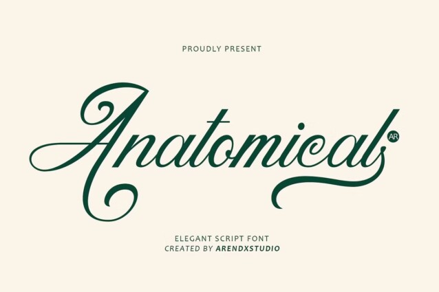 Anatomical Font - Befonts