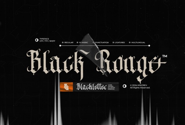 Black Ronge Font - Download Free Font