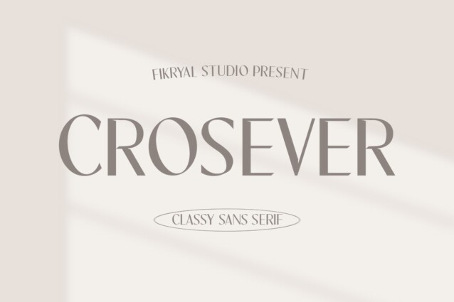 Crosever Font - Download Free Font