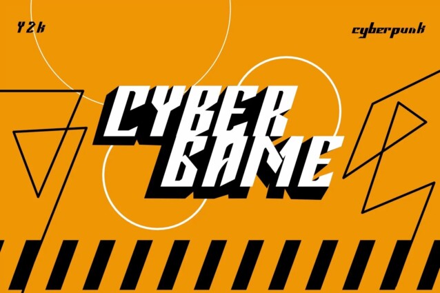 Cybergame Font - Befonts