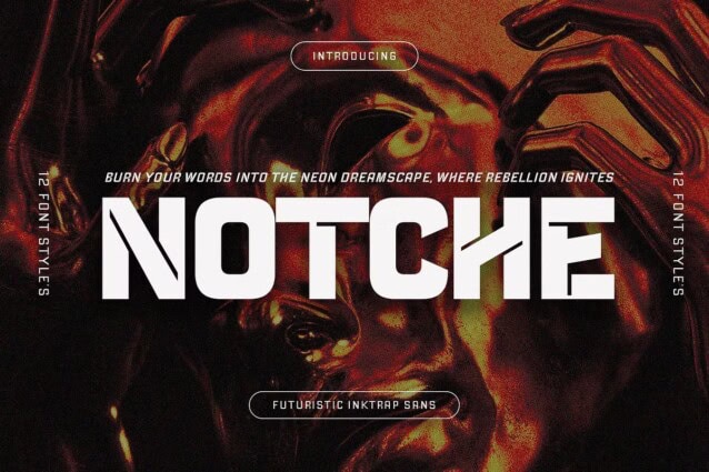Notche Font - Befonts