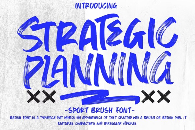 Strategic Planning Font - Download Free Font