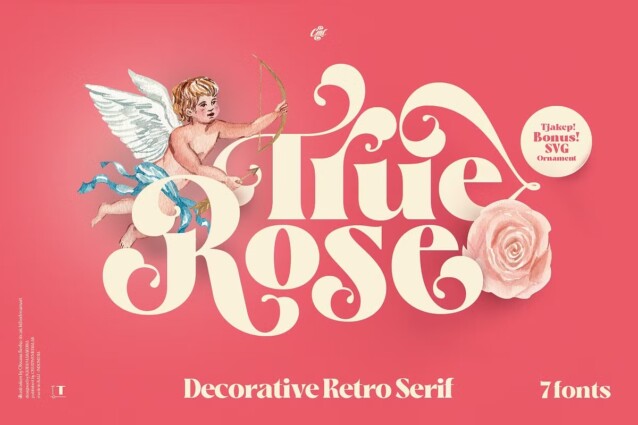 True Rose Font - Download Free Font