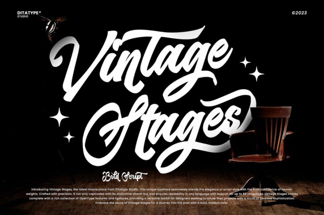 Vintage Stages Font - Download Free Font