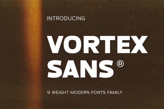 Vortex Sans Font - Befonts