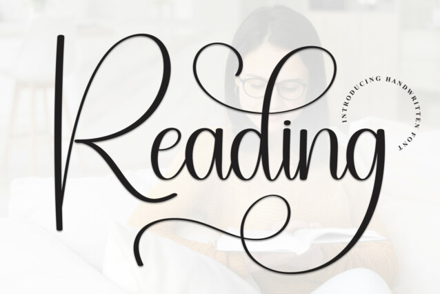 Reading Script Typeface - Download Free Font