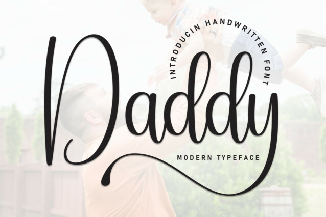 Daddy Calligraphy Font - Download Free Font