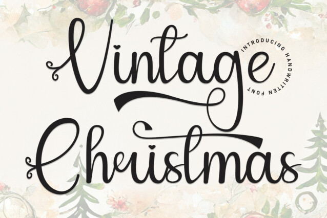 Vintage Christmas Script Font - Download Free Font