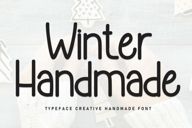 Winter Handmade Display Font - Befonts