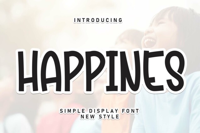 Happines Display Font - Download Free Font