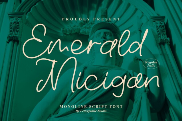 Emerald Micigan Font - Download Free Font