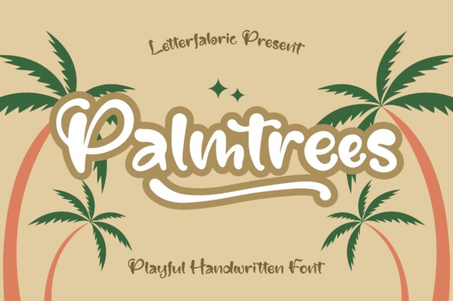 Palmtrees Font - Befonts