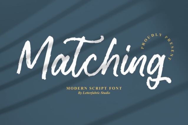 Matching Font - Download Free Font