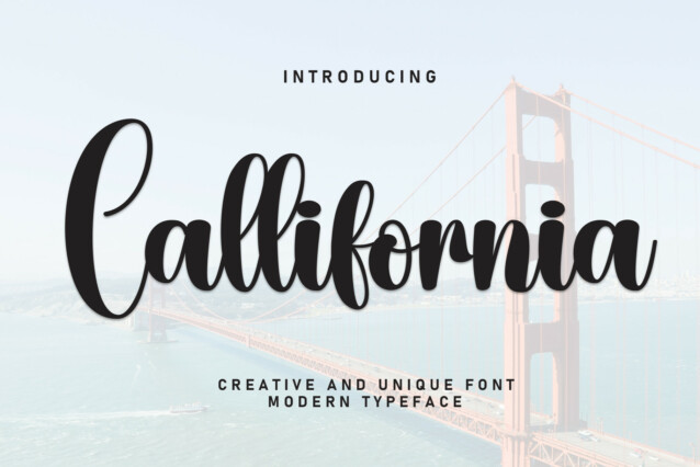 Callifornia Script Typeface - Download Free Font