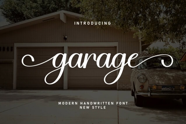 Garage Script Font - Download Free Font
