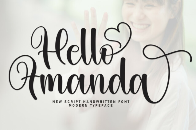 Hello Amanda Script Font - Download Free Font