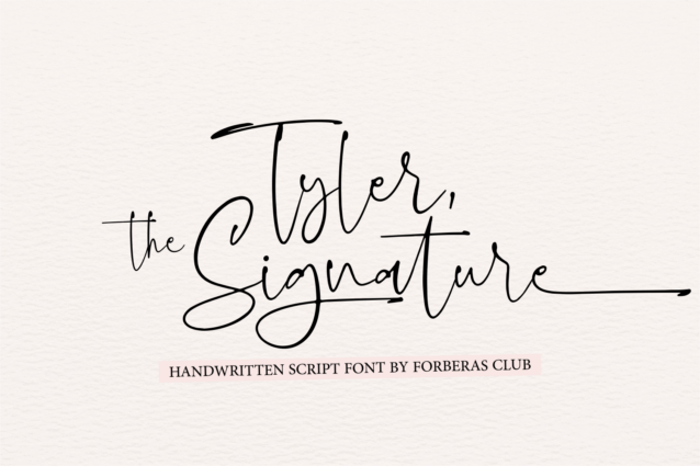 Tyler The Signature Font - Download Free Font
