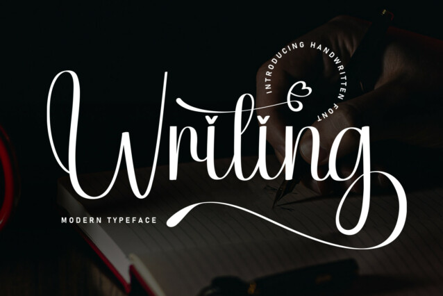 Writing Script Font - Befonts