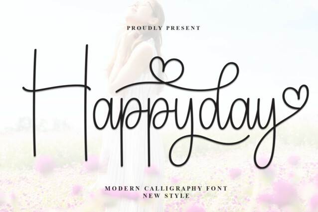 Happyday Script Font - Download Free Font