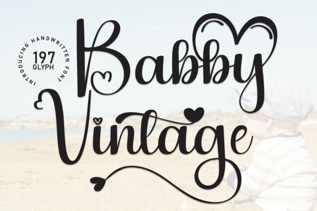 Baby Vintage Script Typeface - Befonts
