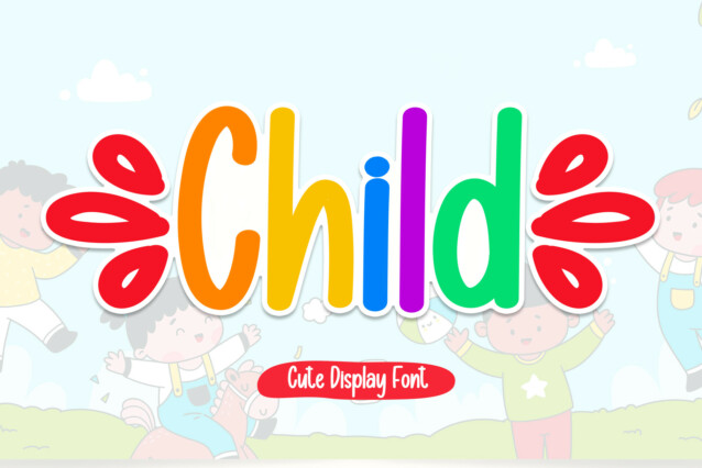 Child Display Font - Befonts