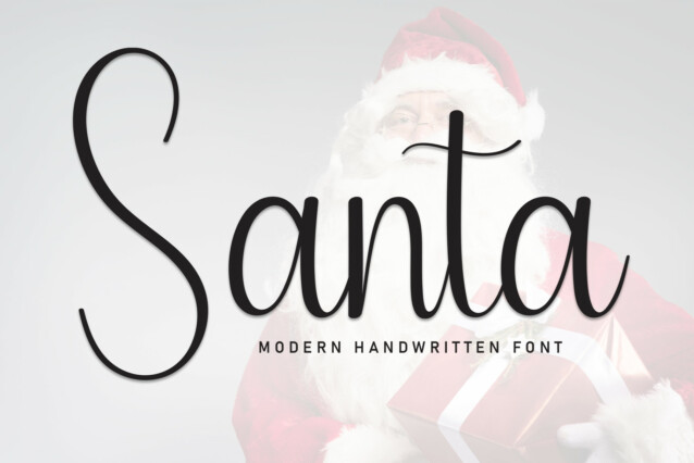Santa Script Font - Download Free Font