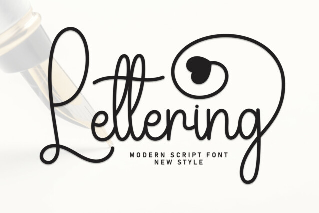 Lettering Script Typeface - Download Free Font