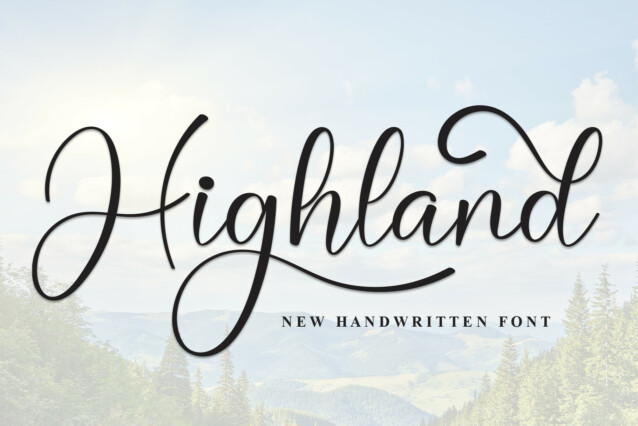 Highland Script Font - Download Free Font