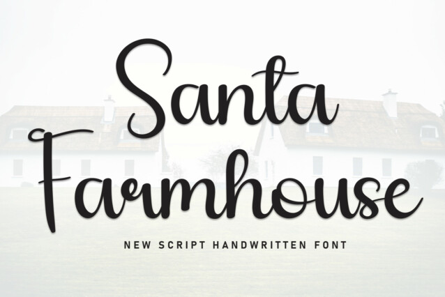 Santa Farmhouse Script Font - Download Free Font