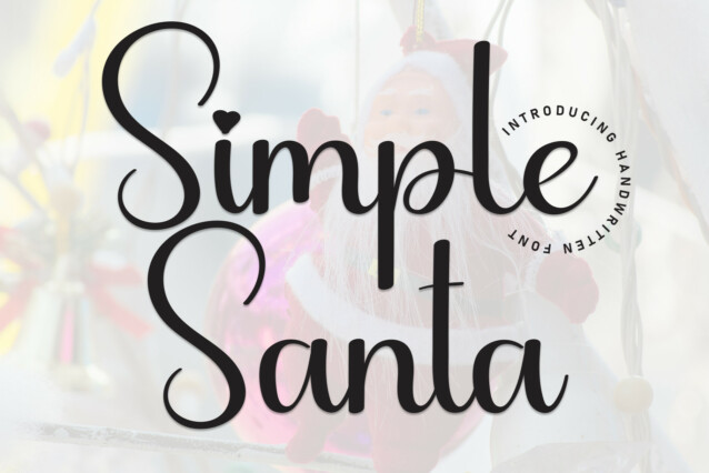 Simple Santa Script Font - Download Free Font
