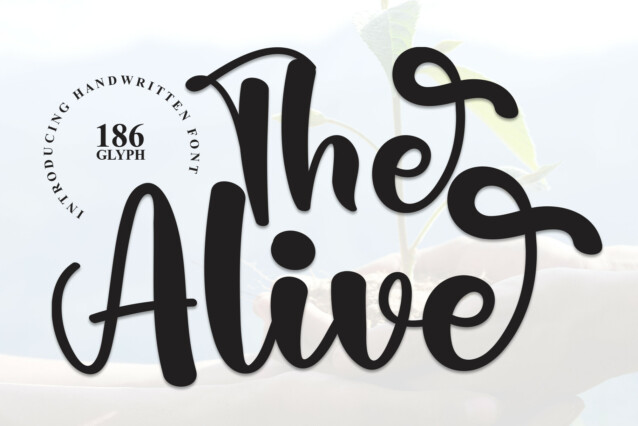 The Alive Script Font - Download Free Font