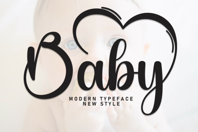 Baby Calligraphy Typeface - Download Free Font