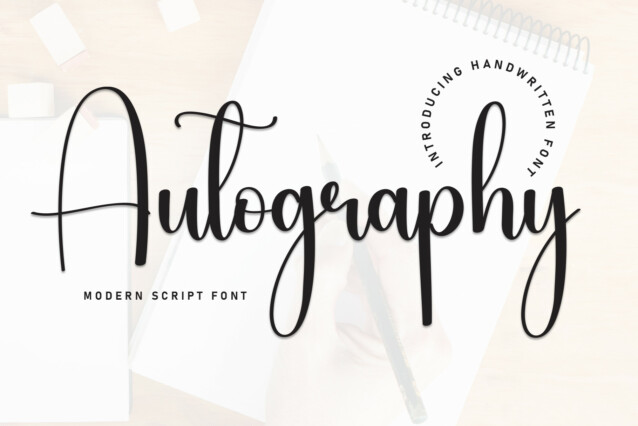 Autography Script Typeface - Download Free Font